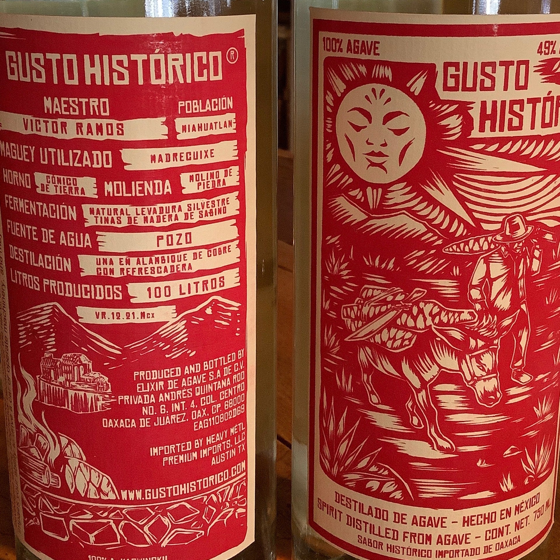 GUSTO HISTORICO Madrecuishe Victor Ramos Mezcal 750ml | CRAFT wine & beer