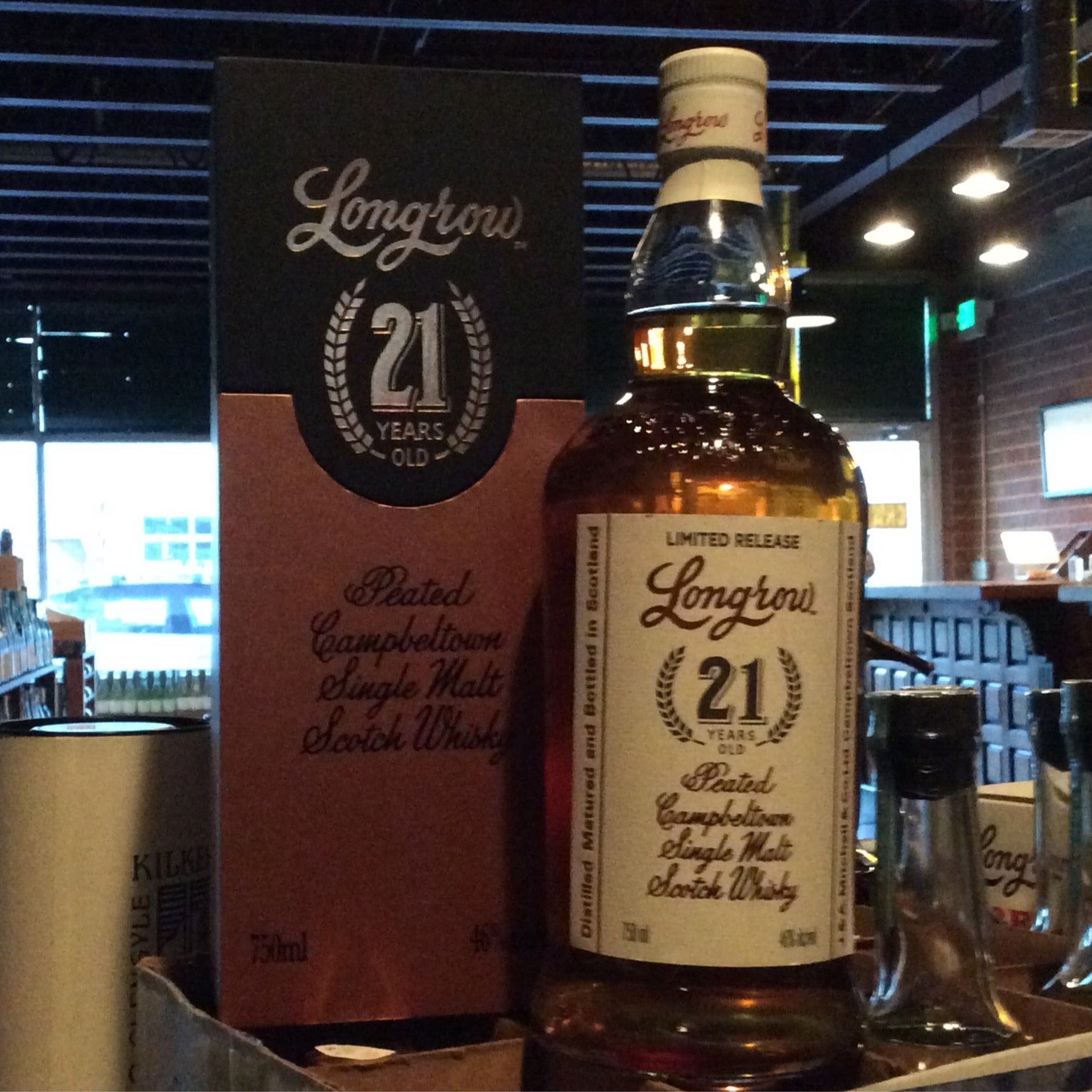 LONGROW 21 year Peated Single Malt Scotch 700ml | CRAFT wine & beer